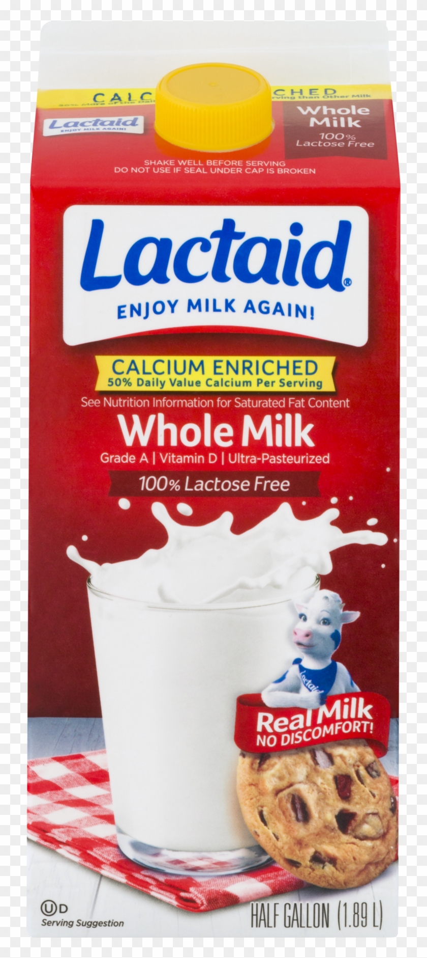 Lactaid Calcium Enriched Milk Clipart (#4929859) - PikPng