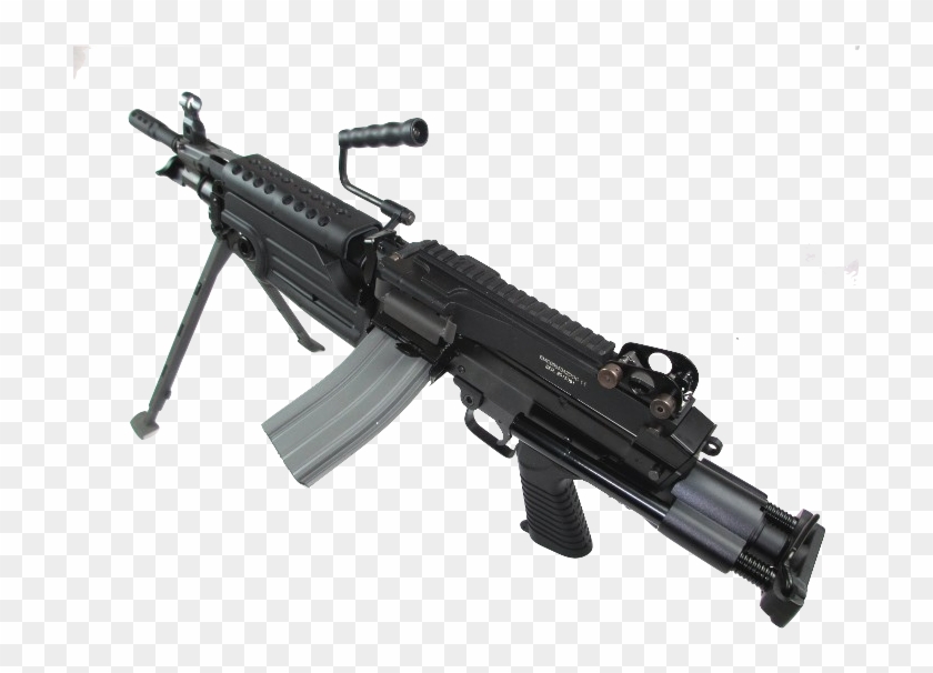 Ca M249 Para - Machine Gun Clipart (#4947044) - PikPng