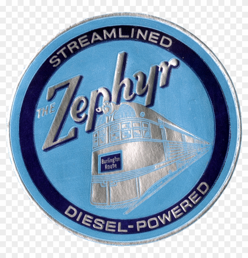 Zephyr Bnsf Railway, Vintage Travel, Trains, United - Emblem Clipart ...