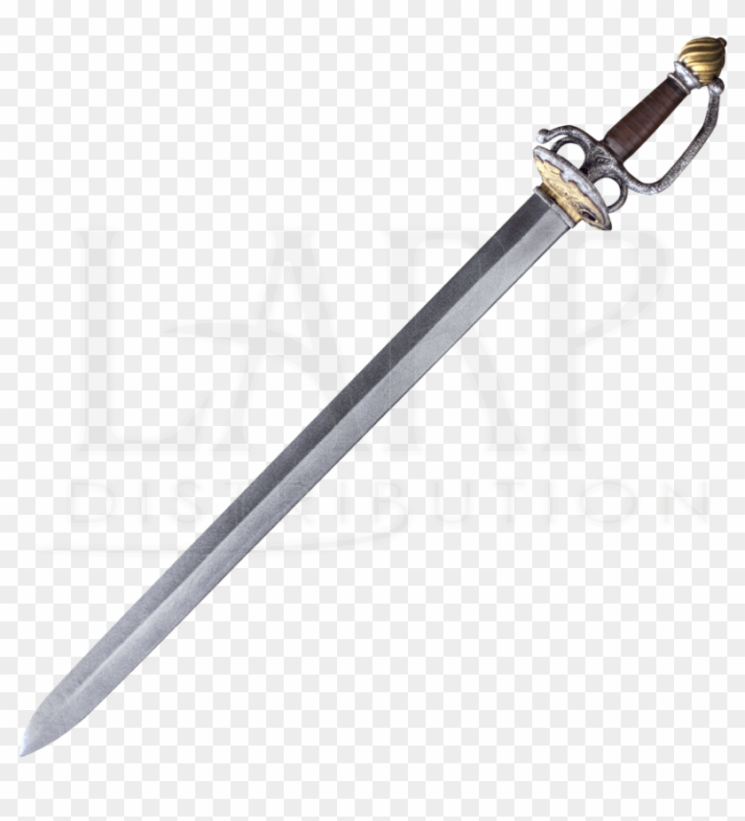 Musketeer Larp Small Sword - Sabre Clipart (#4987982) - PikPng