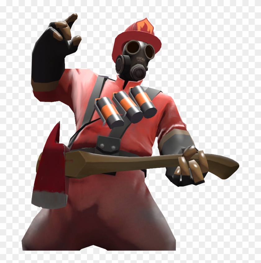 300px-pyro Pyroplaysfireman - Explosive Weapon Clipart (#4994262) - PikPng