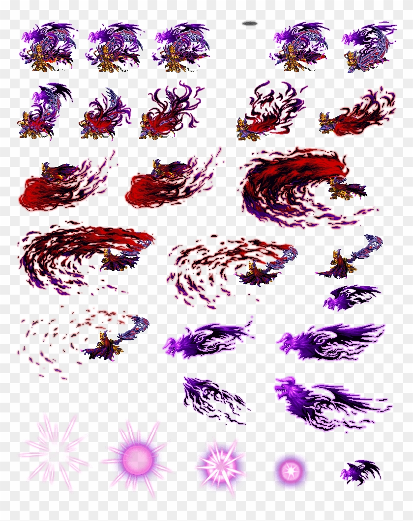 Brave Frontier Fire Sprite Sheets - Art Clipart (#4995794) - PikPng