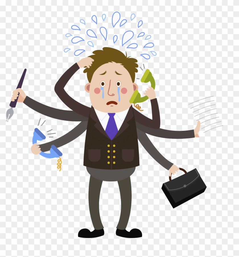 Cartoon, Sms, Software, Human Behavior, Art Png Image - Busy Cartoon ...