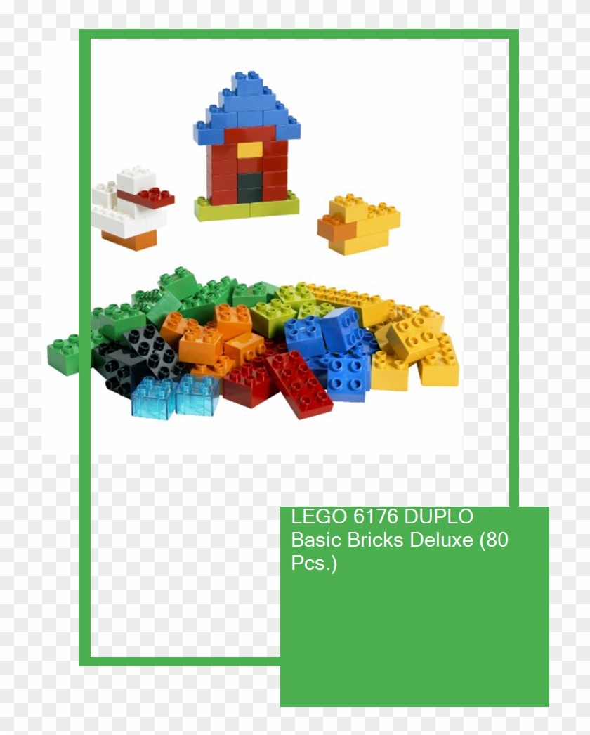 Lego 6176 Duplo Basic Bricks Deluxe - Lego 6176 Clipart (#4998624) - PikPng