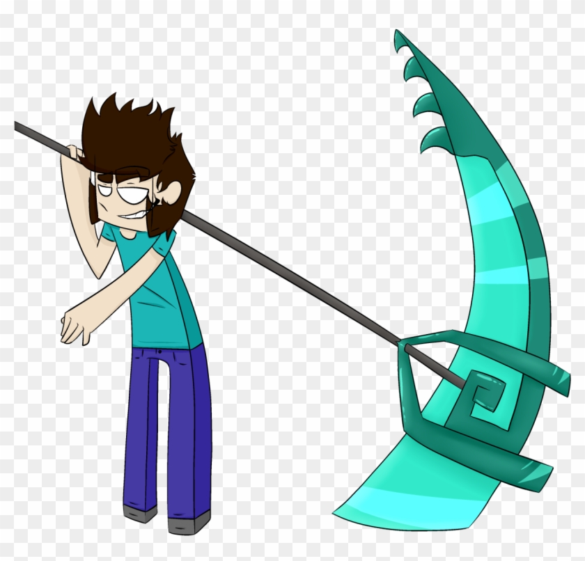 Drawn Scythe Time - Cartoon Clipart (#50245) - PikPng