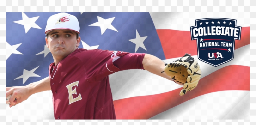 Download Elon University Athletics - American Flag Waving Logo Clipart ...