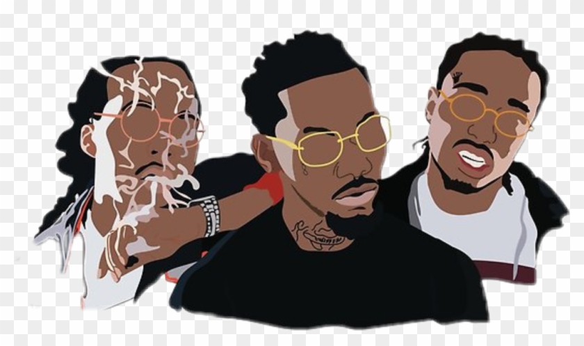 Download Migos Sticker - Migos Cartoon Clipart Png Download - PikPng