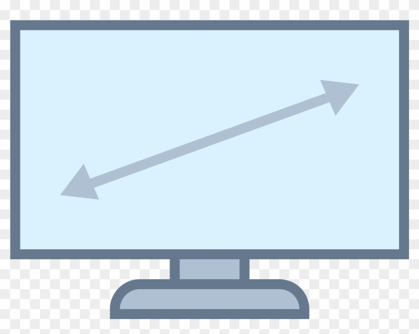 Drawn Tv Computer Monitor - Icon Clipart (#54903) - PikPng