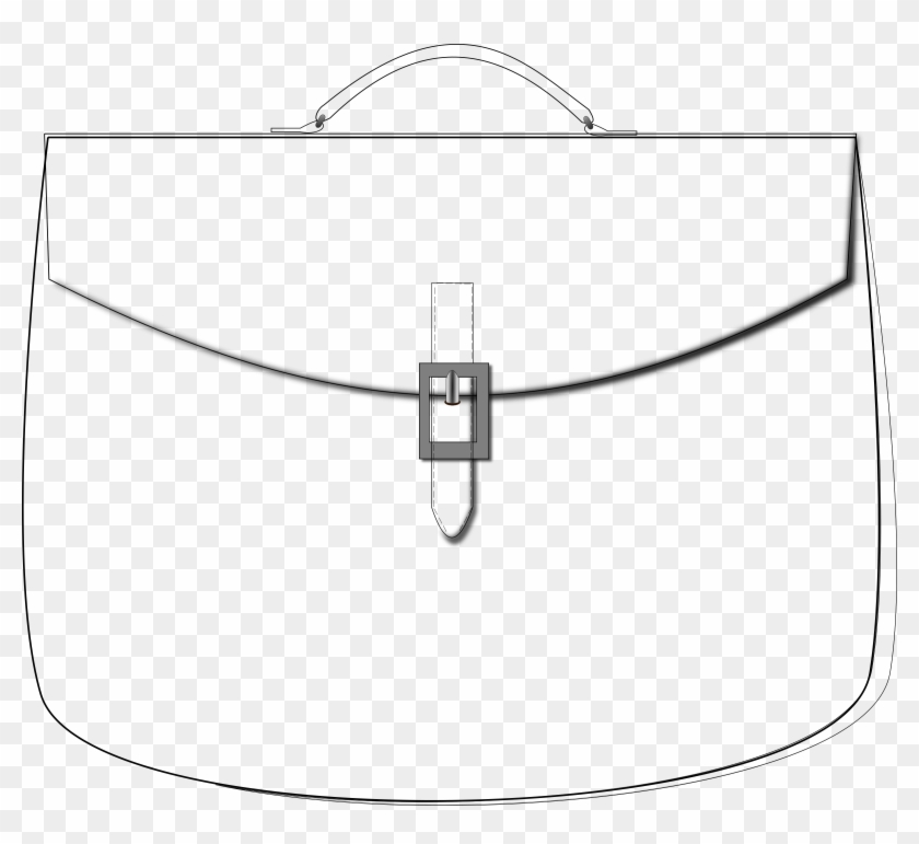 This Free Icons Png Design Of Outline Briefcase Clipart (#58004) - PikPng