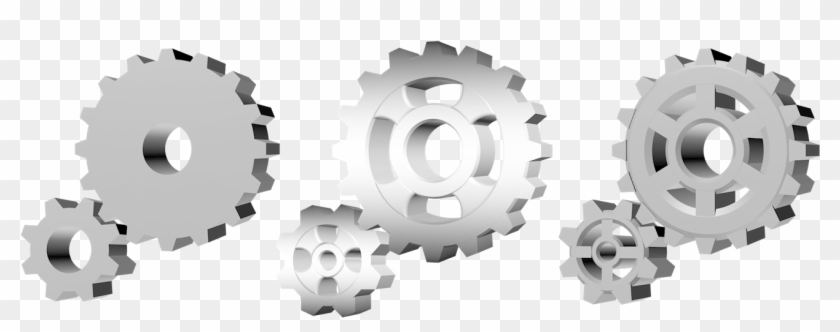 Gears Clipart 3d Gear - Illustration - Png Download (#505859) - PikPng