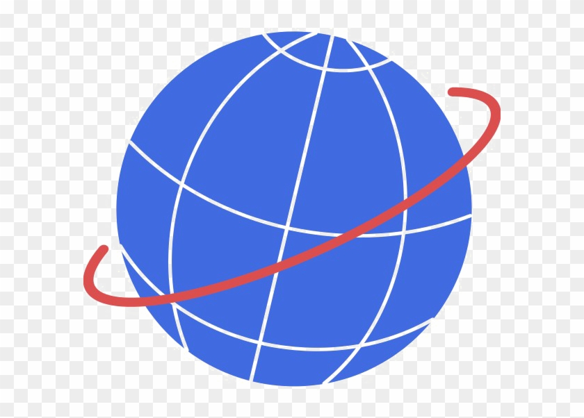 Orbit Transparent Png - Globe Simple Clipart (#5026638) - PikPng