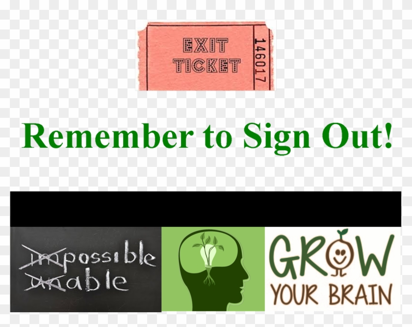 Download Alternateroute - Don T Forget To Sign Out Clipart Png Download ...