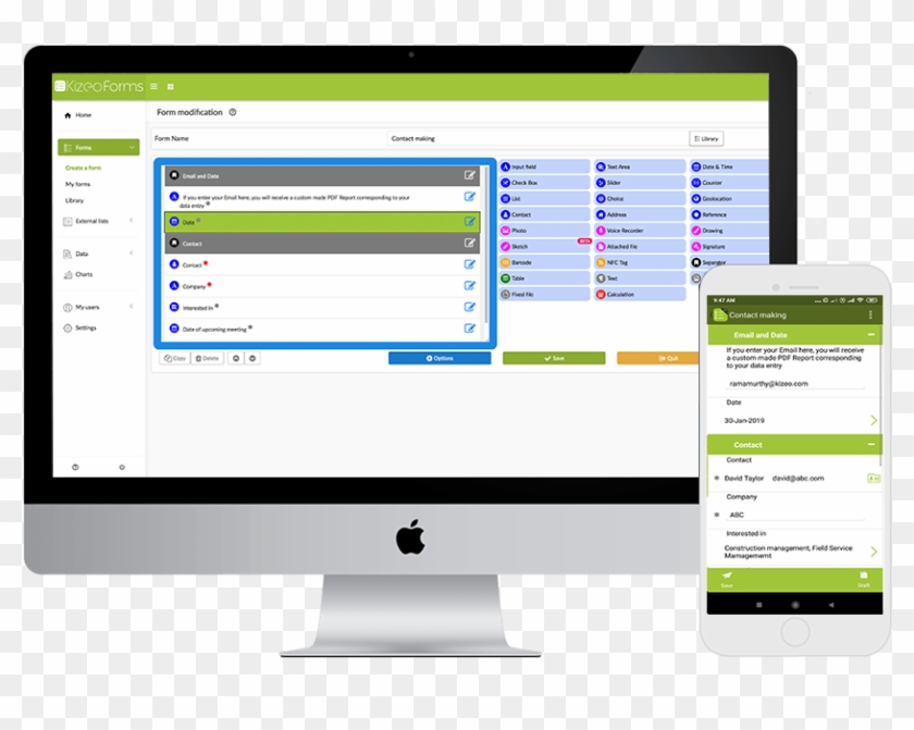 Contact Making With The Kizeo Forms Application - Wordpress B2b ...