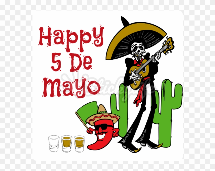Happy 5 De Mayo Decal - 6 October Smile Day Clipart (#5082826) - PikPng