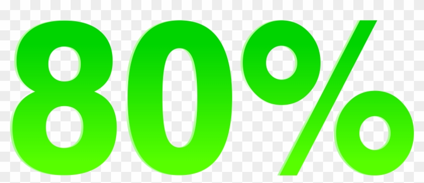 80 - Transparent 80 Clipart - Png Download (#5090249) - PikPng