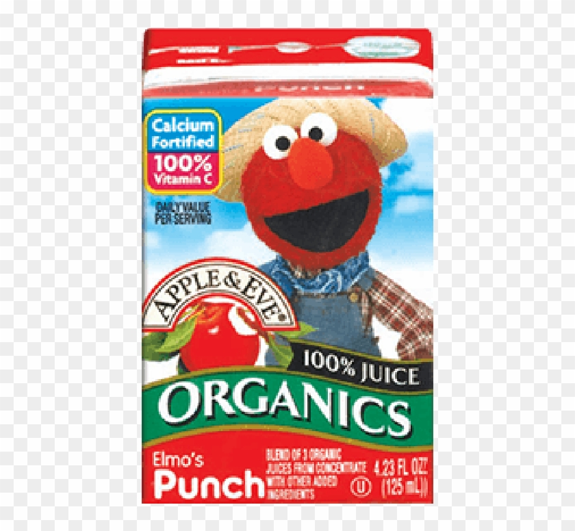 Apple & Eve Sesame Street Organics - Elmo Juice Clipart (#517049) - PikPng