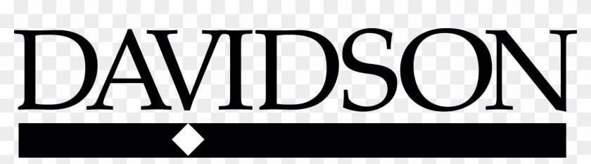 Davidson College Logo With Black Type With Black Bar Clipart (#519713 ...