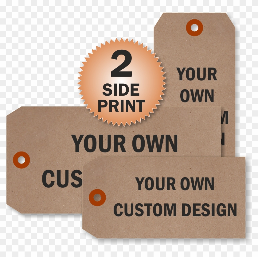 Custom Paper Tag - Label Clipart (#5106360) - PikPng