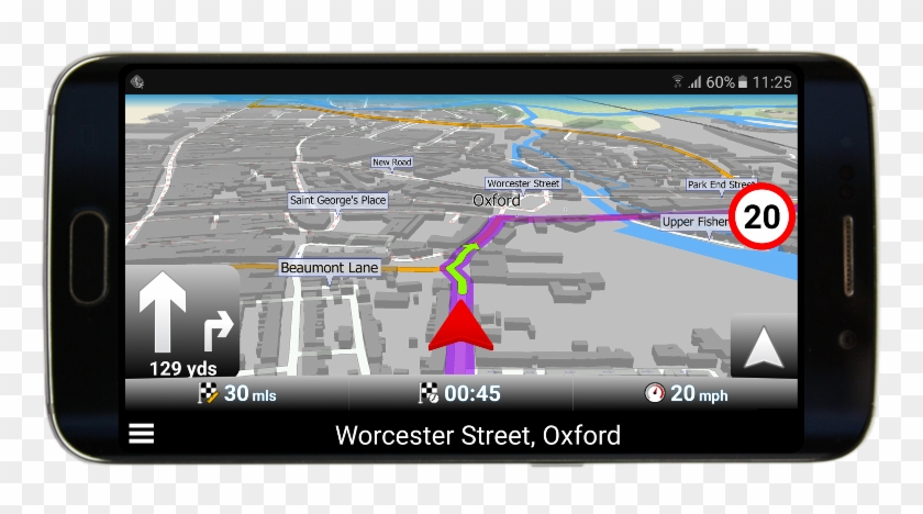 Default Red Gps Navigation Arrow In Navigator - Automotive Navigation ...