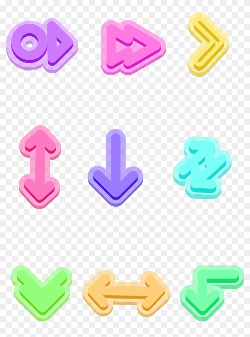 Download Arrow Dimensional Candy Ai Png And Vector Image Clipart Png ...