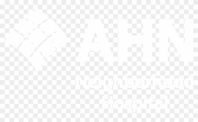 Ahn Neighborhood Hospital Logo In White - Graphic Design Clipart ...