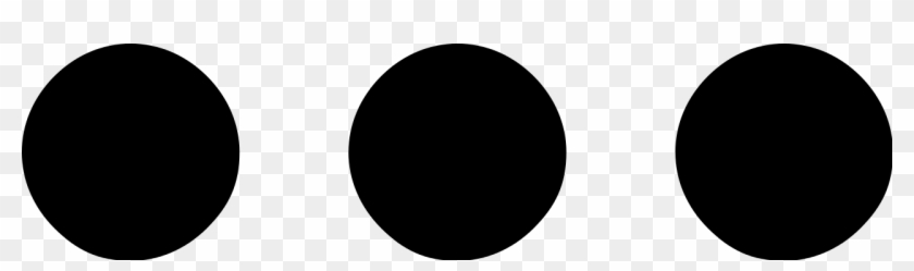 3 Black Dots Icon - 3 Points Icon Png Clipart (#5179322) - PikPng