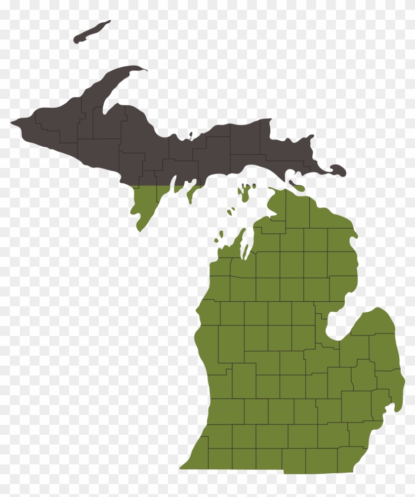 New Zebedee Michigan Map Clipart (#5205671) - PikPng