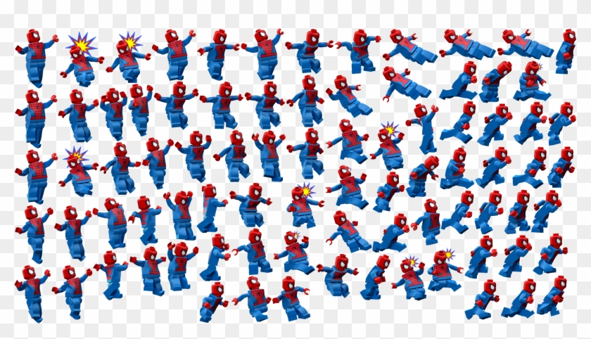 Ultimate Spider Man Sprites Clipart (#5251784) - PikPng
