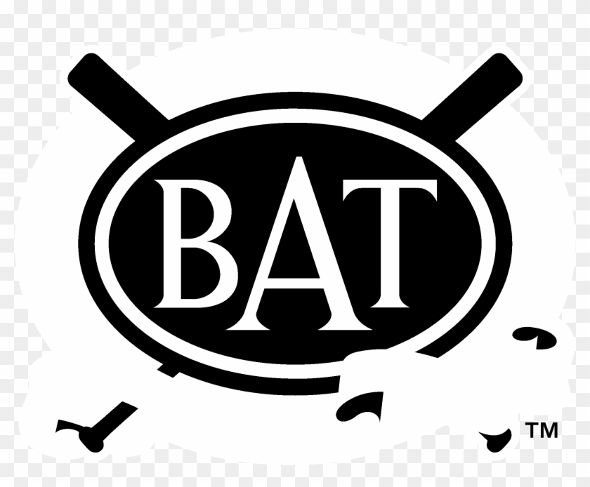 Bat Logo Black And White - Illustration Clipart (#5276009) - PikPng