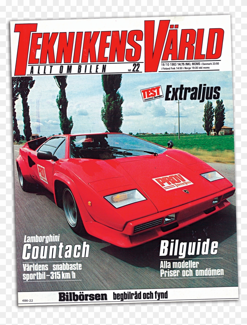 Download Tillbakablicken - Lamborghini Countach Clipart Png Download ...