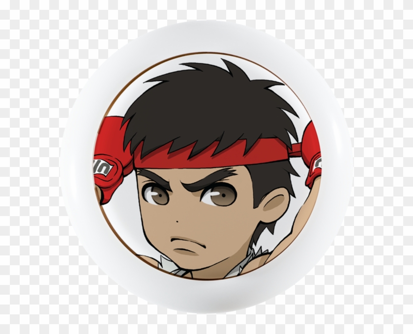Street Fighter [chibi] Sanwa Denshi Pushbutton - Ryu Avatar Psn Clipart ...
