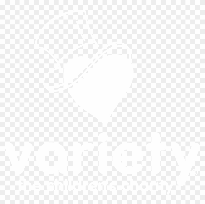 Variety Logo Vert Mono Reverse Larger Red Circle White - Graphic Design ...