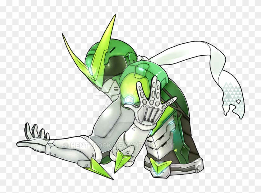 Overwatch Genji Sentai Art , Png Download - Overwatch Sentai Genji Art ...