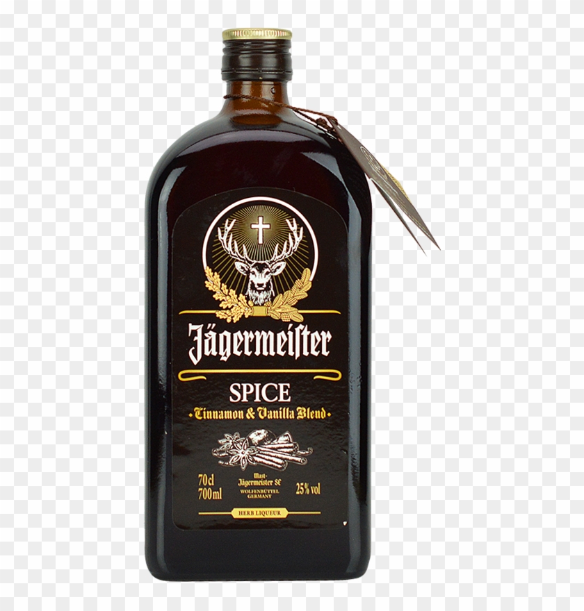 Engraved Text On A Bottle Of Personalised Jagermeister - Jager Spice ...