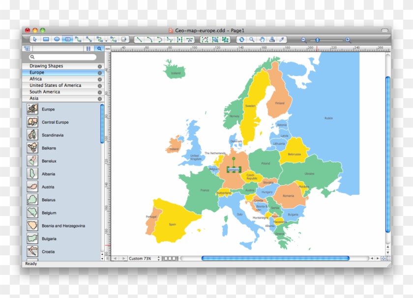 Map Software - Gray Map Of Europe Clipart (#5304922) - PikPng