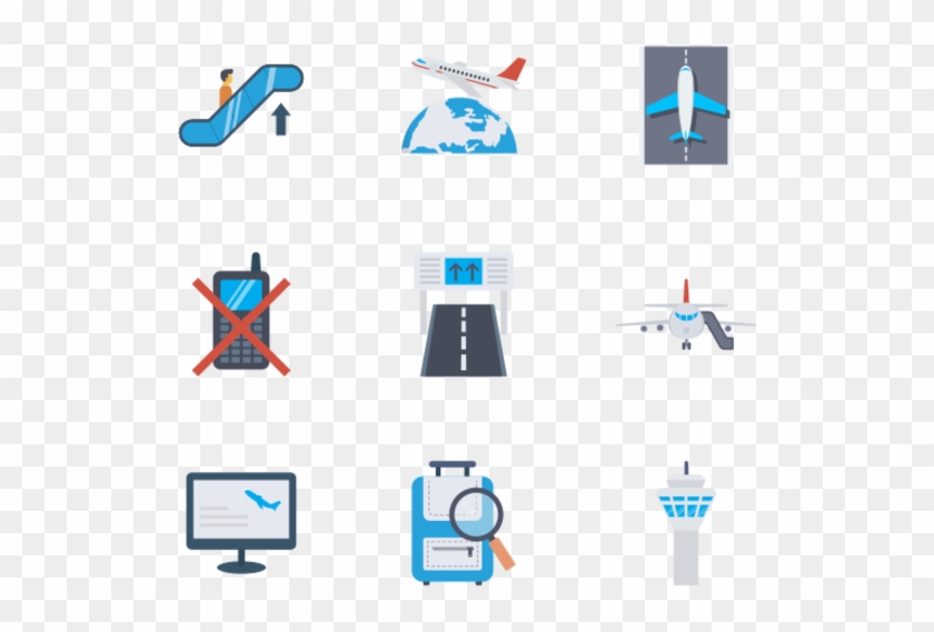 Download Airport - Graphic Design Clipart Png Download - PikPng
