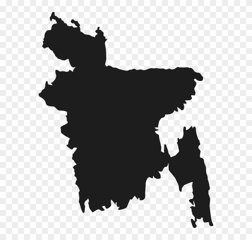 Bangladesh Map Vector Clipart (#5310175) - PikPng
