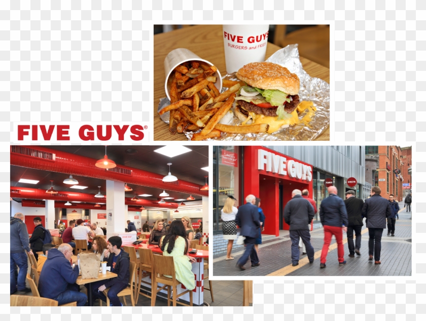 Five Guys Queen Square Liverpool Clipart (#5388666) - PikPng