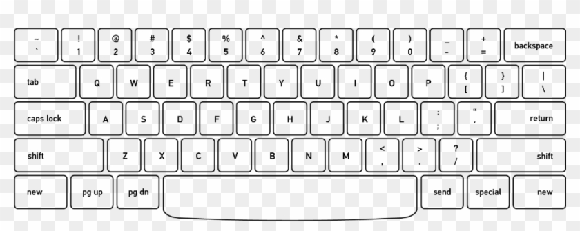 Ansi - Backlit Keyboard Chinese Pinyin Clipart (#545871) - PikPng