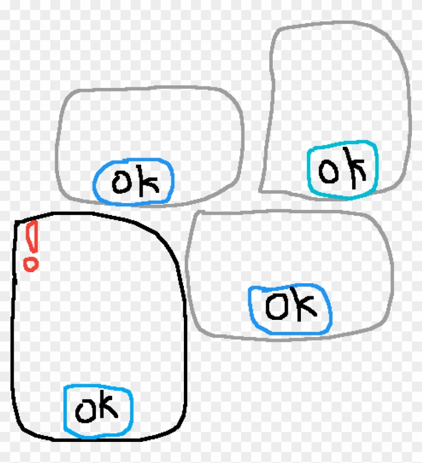 Error Message Collab - Line Art Clipart (#5416931) - PikPng