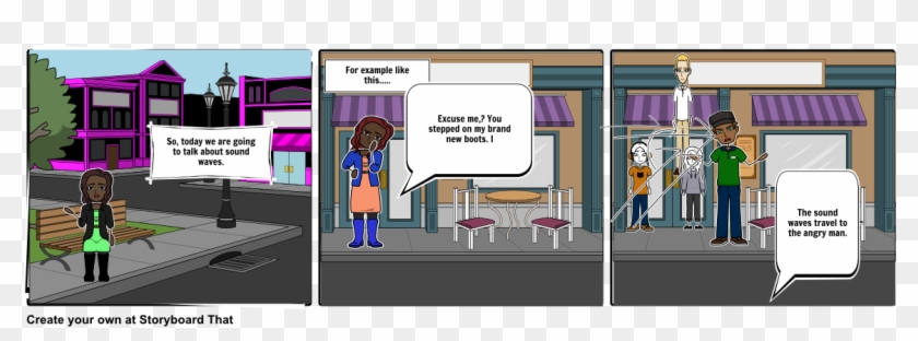 Sound Waves - Cartoon Clipart (#5447228) - PikPng