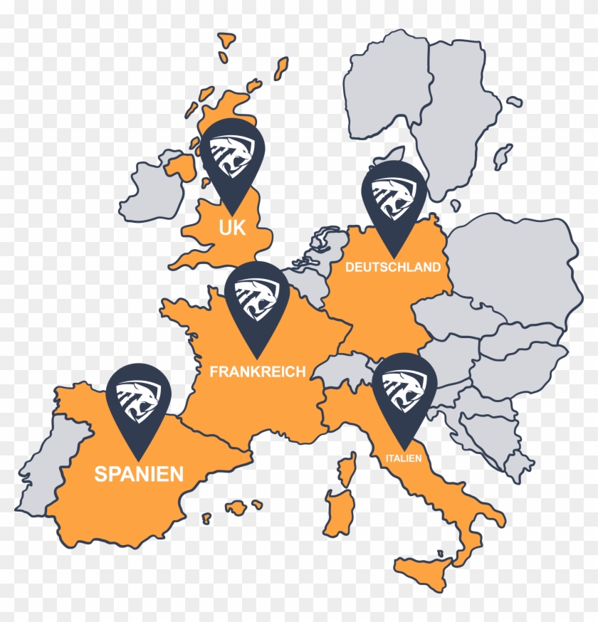 Pan-european Fba - All Countries Affected By Article 13 Clipart ...