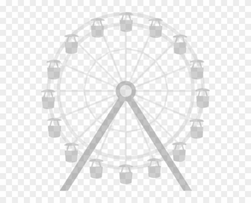 Download Wheel Transparent Cartoon - White Ferris Wheel Clipart - Png ...