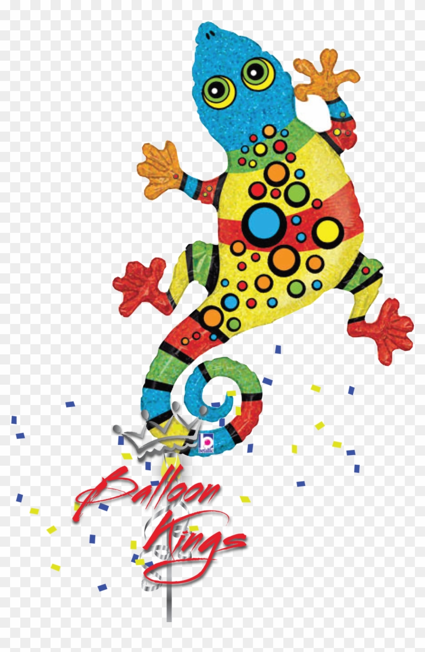 Gecko Shape - Gecko Balloon Clipart (#5482453) - PikPng
