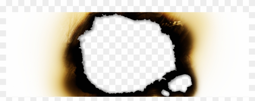A Burned Hole In Paper - Transparent Paper Burns Png Clipart (#5488146 ...