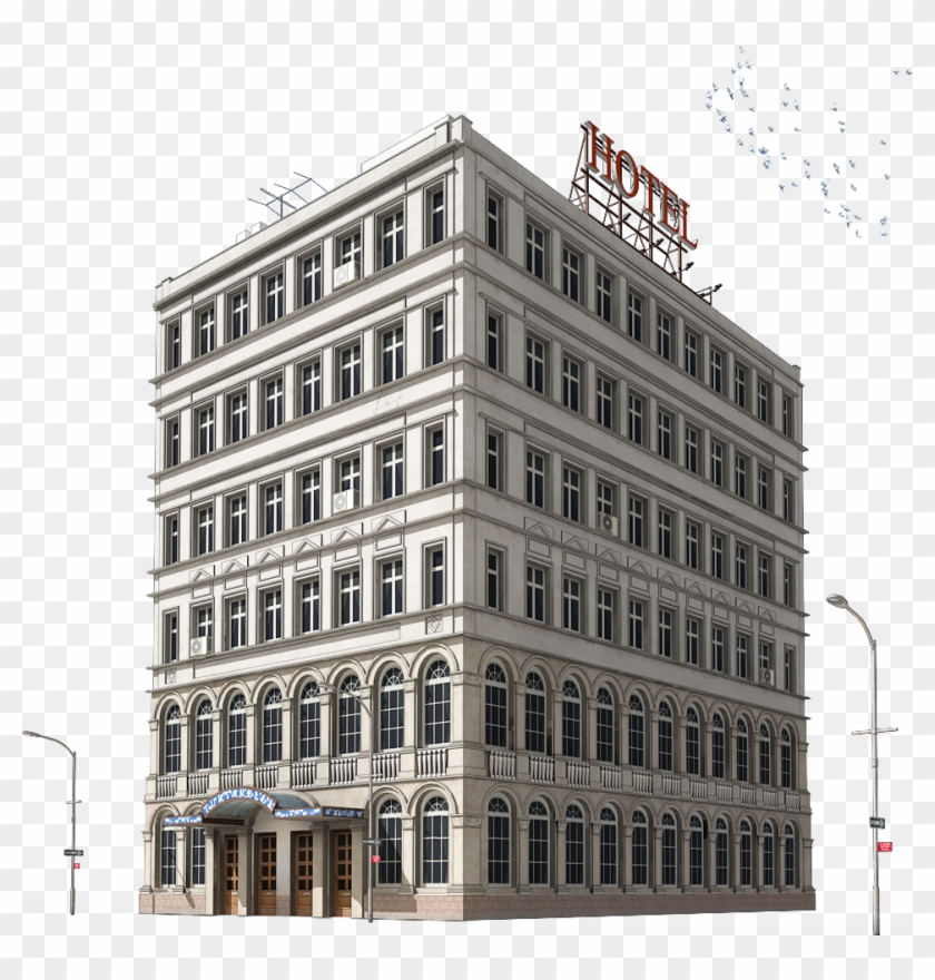 Download Hotel Building Clipart Png Download - PikPng