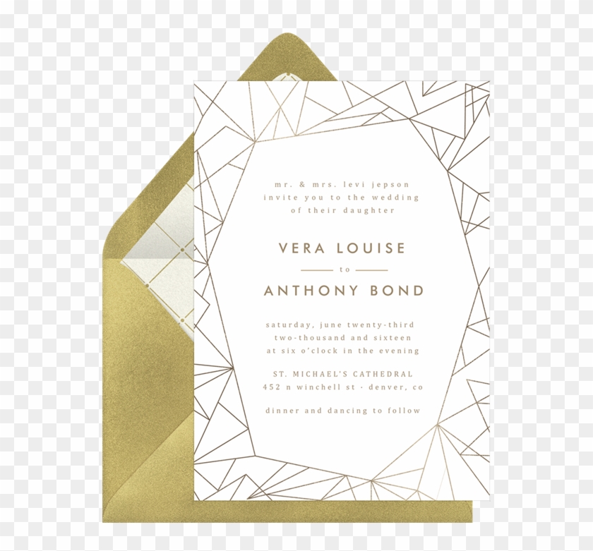 Image Free Library Invitations Greenvelope Com Invitation - Geometric Pattern Invitation Clipart ...