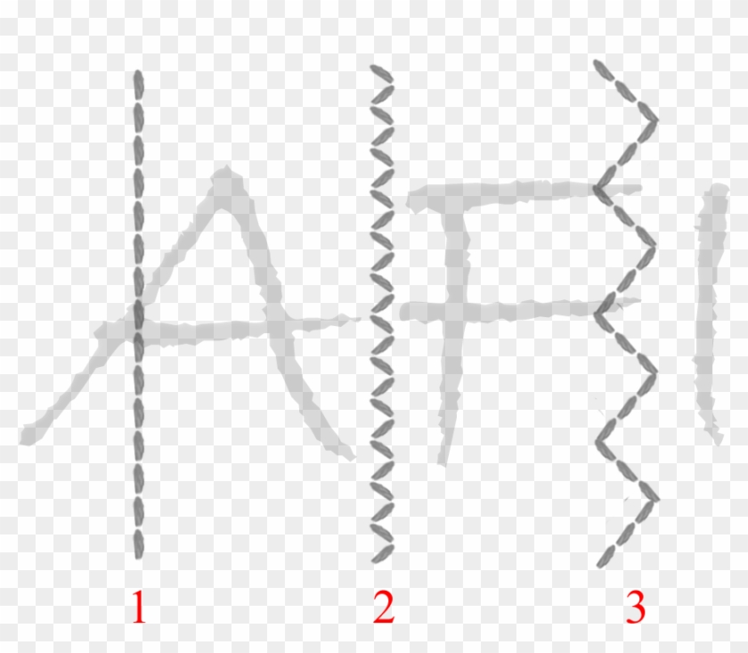 And Very Important Sewing Machine Stitches - Plot Clipart (#5553650 ...