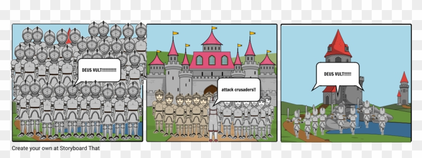 Crusades - Cartoon Clipart (#5563303) - PikPng