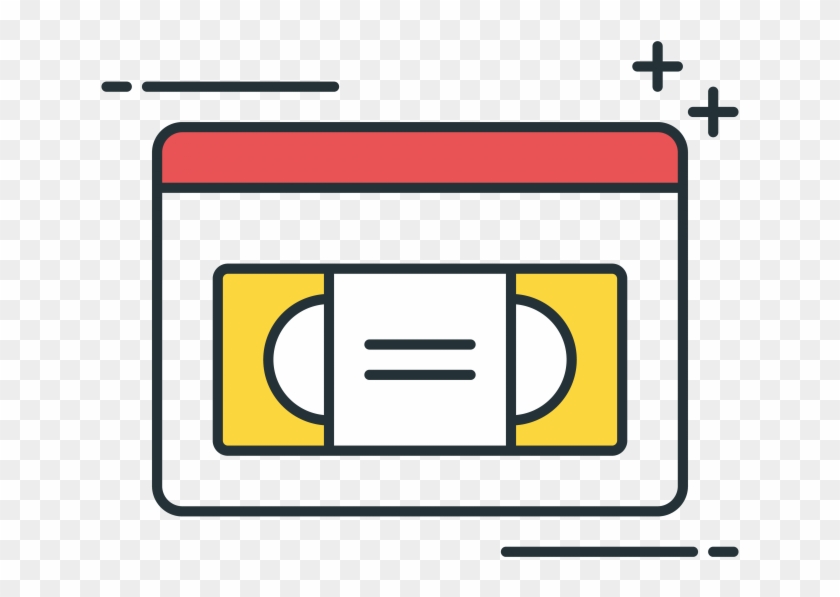Vhs Tape Icon - Graphics Clipart (#5577094) - PikPng